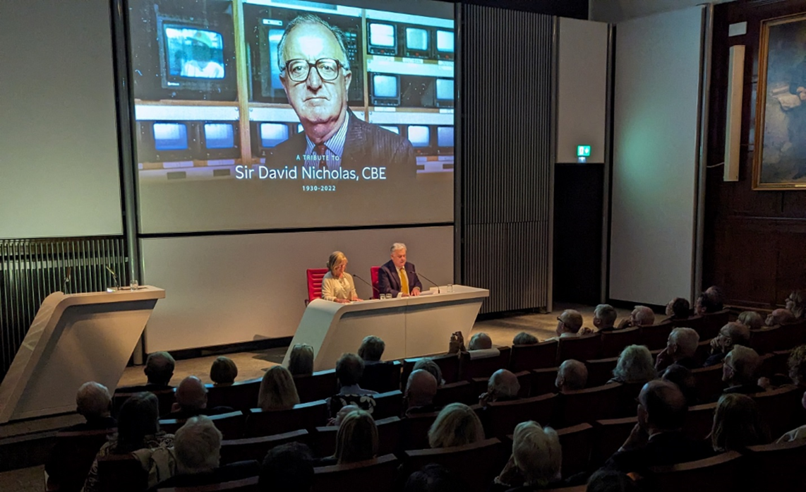 Sir David Nicholas Memorial Event - The ITN 1955 Club